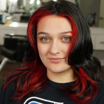 Stunning Red And Black Hair Styles