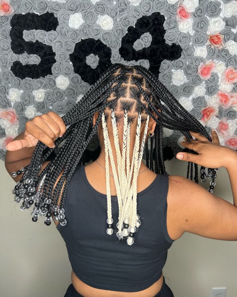 26 Stunning Peekaboo Braids Styles + Colors & Styling Guide